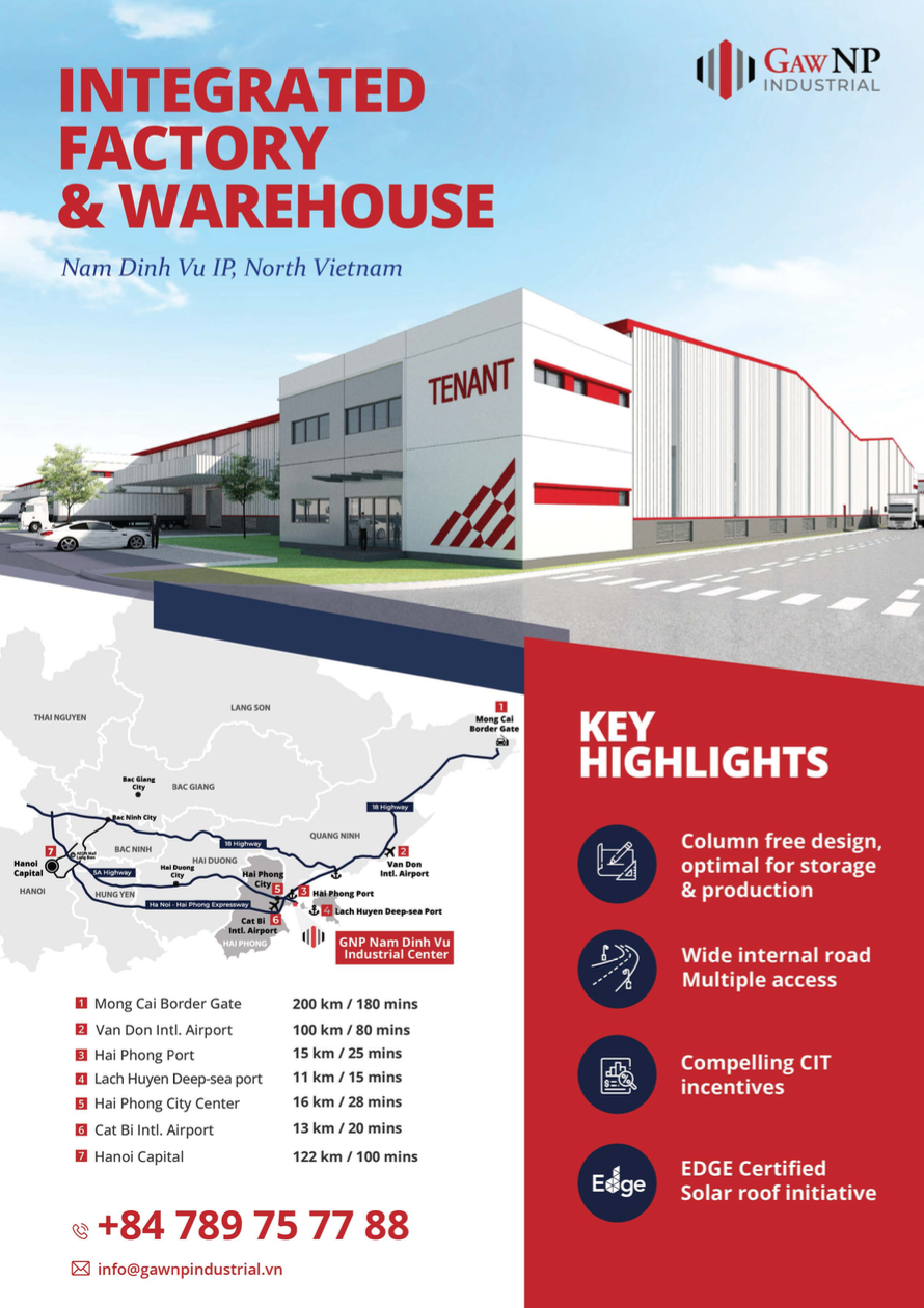 Gaw NP Industrial – Warehouse for lease – Factory for lease